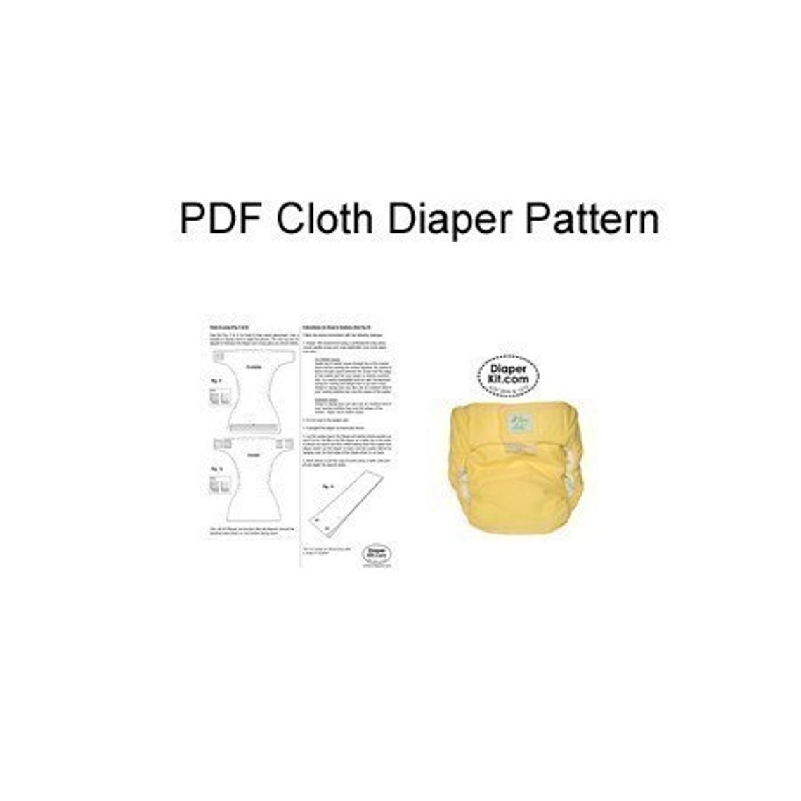 PDF cloth Diaper Pattern - Etsy Australia