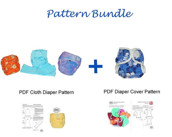 PDF Pattern Bundle Cloth Diaper and Diaper Cover - Etsy