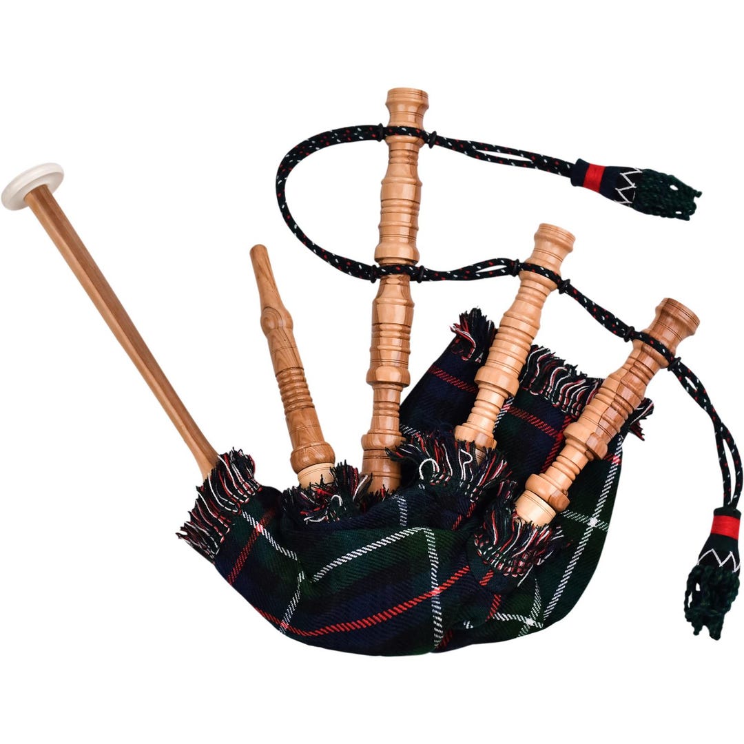Scottish Mini Miniature Bagpipe, Rosewood Bagpipe for Beginners ...