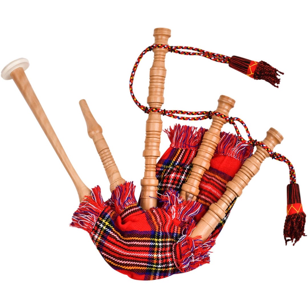Scottish Mini Miniature Bagpipe, Rosewood Bagpipe for Beginners ...