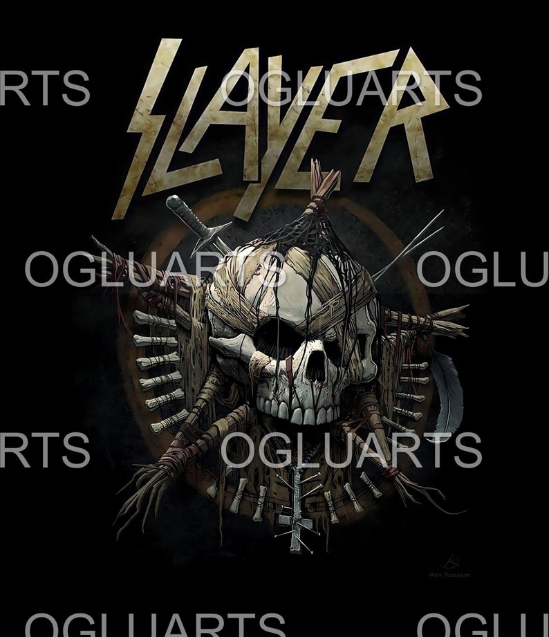 Slayer Music Band PNG L Slayer Retro PNG L Slayer I Slayer Arts L ...