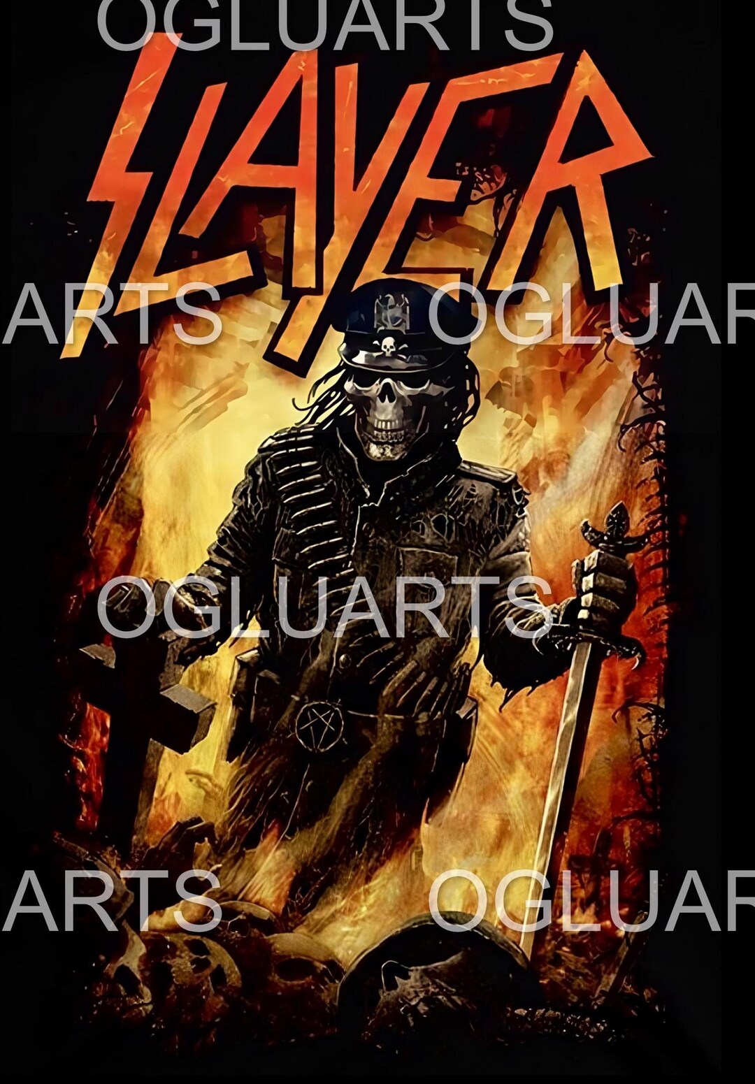 Slayer Music Band PNG L Slayer Retro PNG L Slayer I Slayer Arts L ...