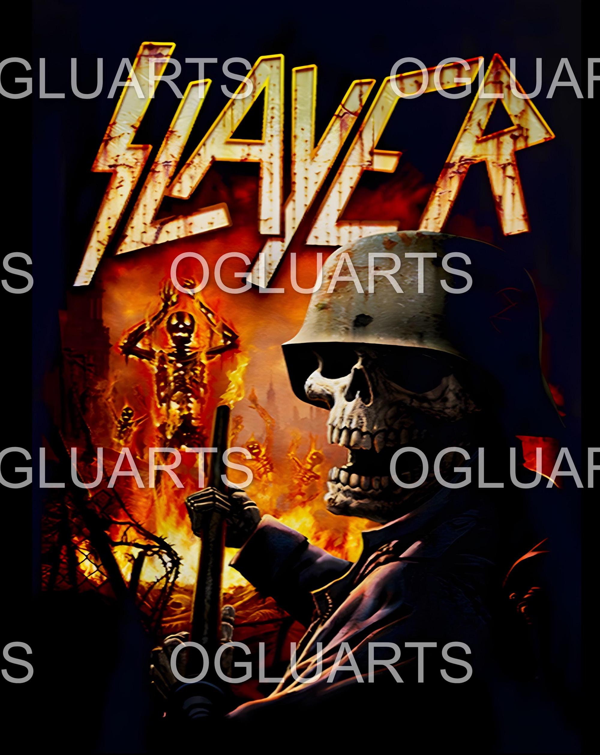 Slayer Music Band PNG L Slayer Retro PNG L Slayer I Slayer Arts L ...