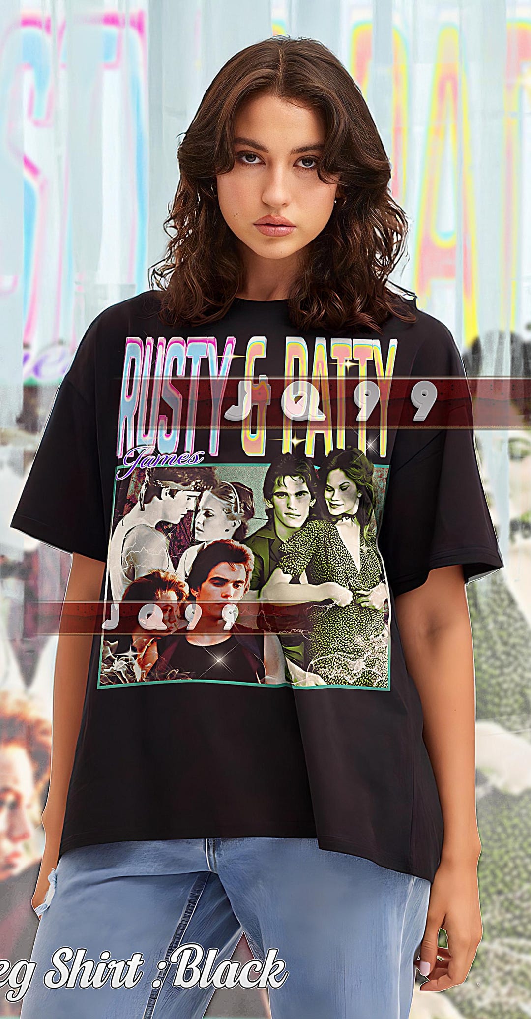 RUSTY JAMES and Patty Outsiders Love Shirt | Rusty Bootleg Tee, Patty ...