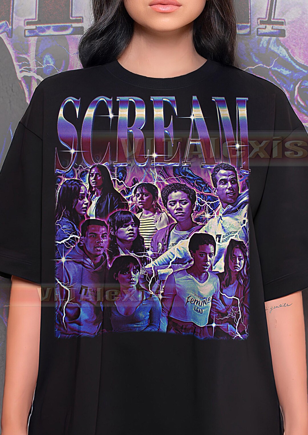 Scream T-shirt, Vintage Horror Slasher Film Classic Movie Performer Tee ...