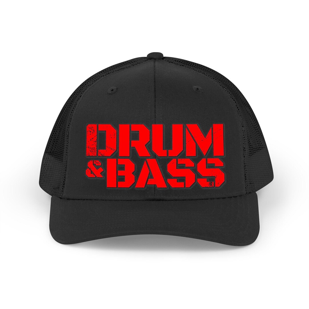 Drum and Bass Trucker Hat: Retro Dnb Festival Headgear - Etsy UK