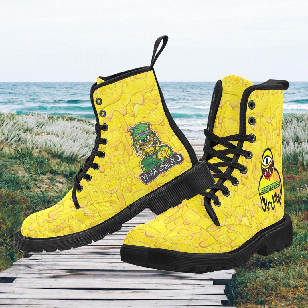 Subtronics Cyclops Army Men's Limited Edition Lace up Rave Boots ...