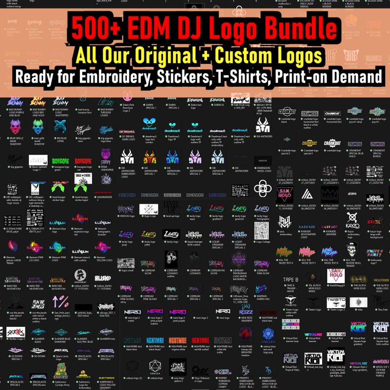 Edm Artists Logo - Etsy