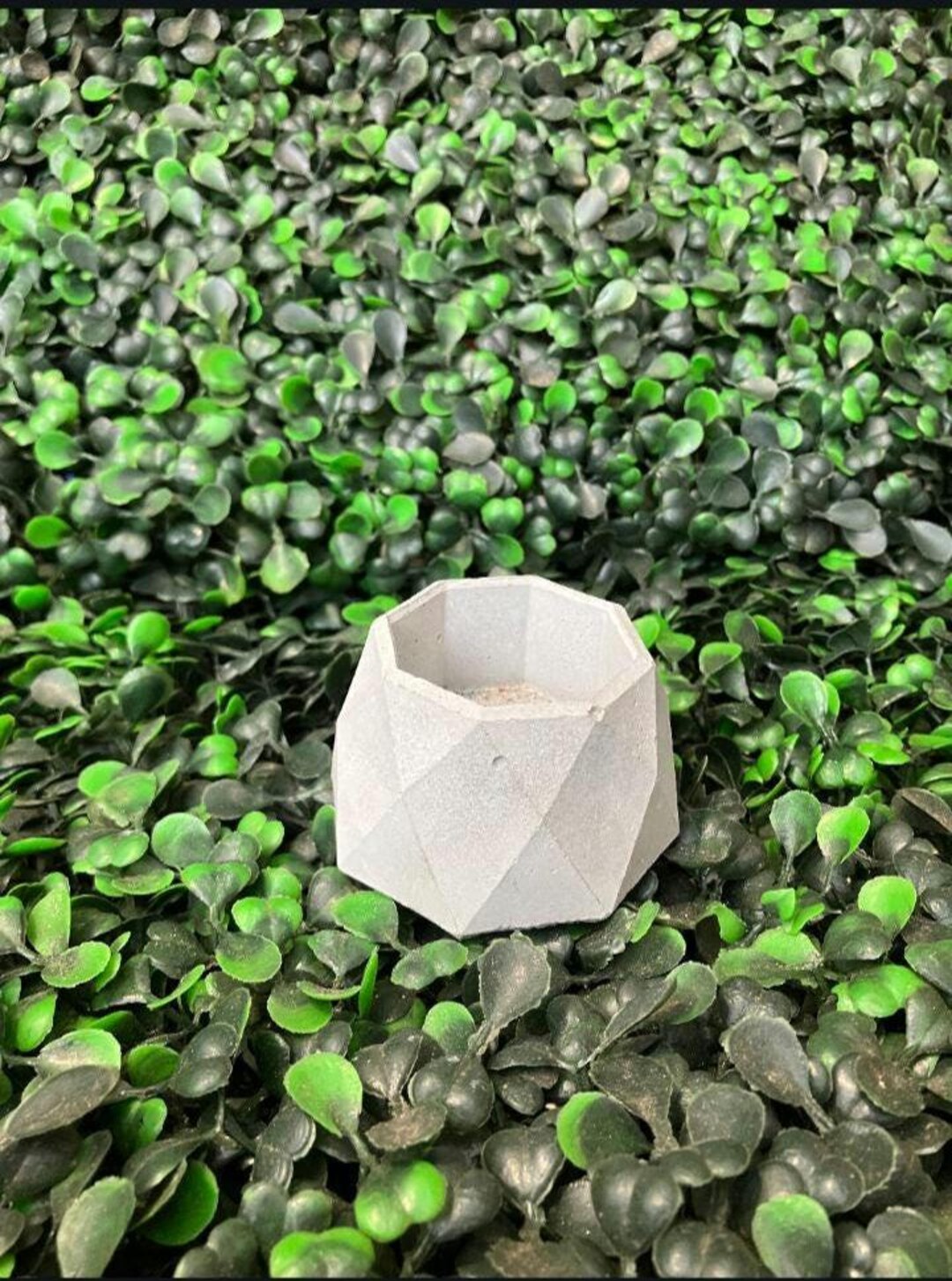 Small Gem Concrete Octagon Planter Pot - Etsy