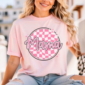 Checkered Mama PNG - Etsy