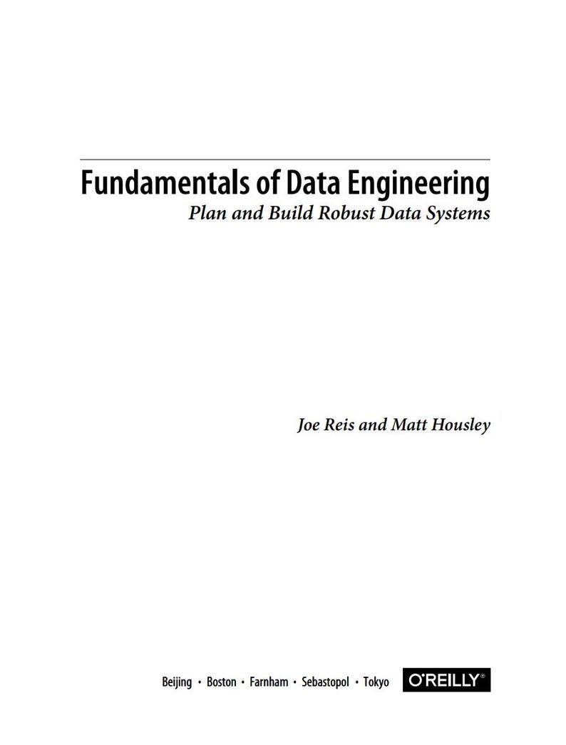 Fundamentals of Data Engineering: Plan and Build Robust Data Systems - Etsy