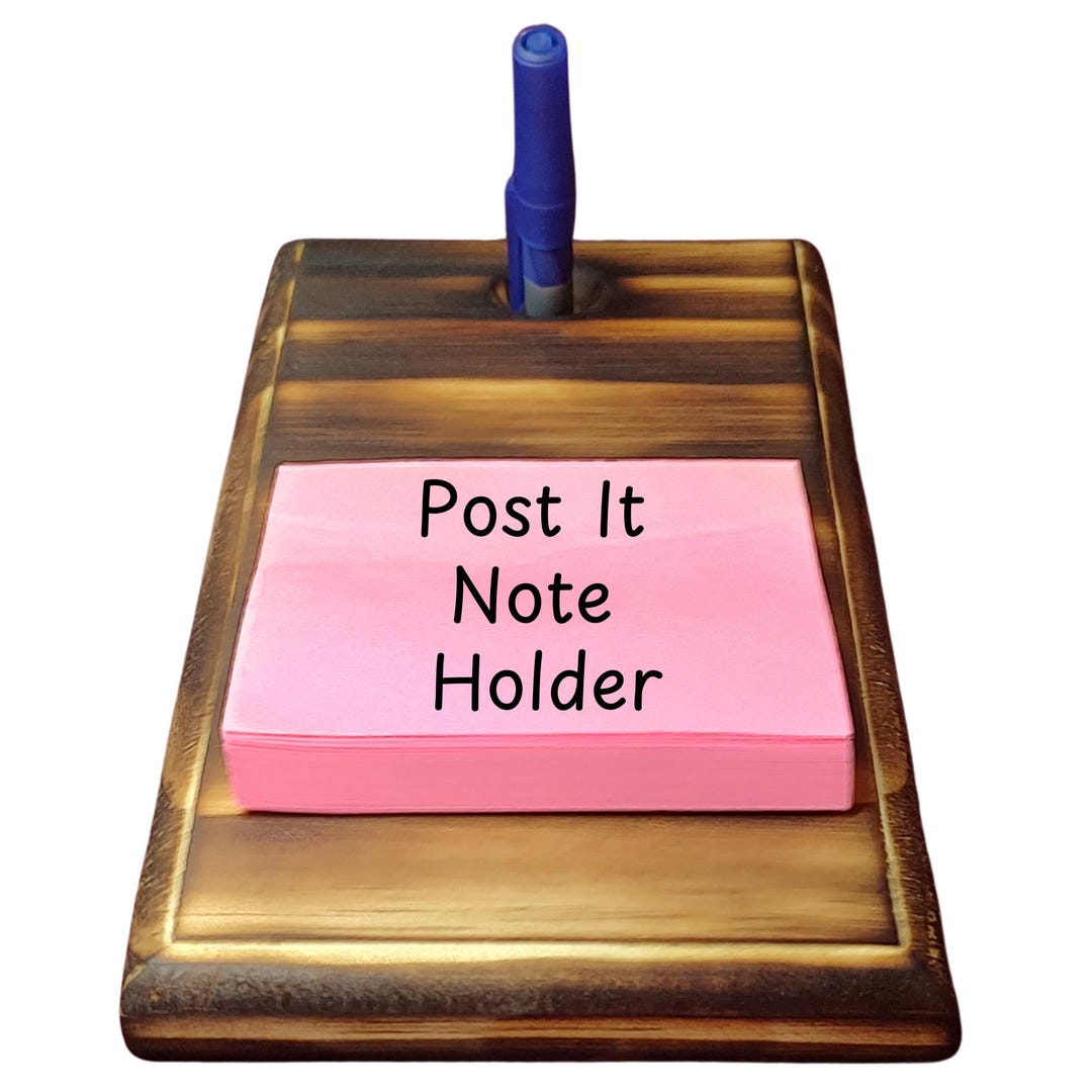 Sticky Note Holder | Post Note Holder | Post It Note | Desk Accessories ...