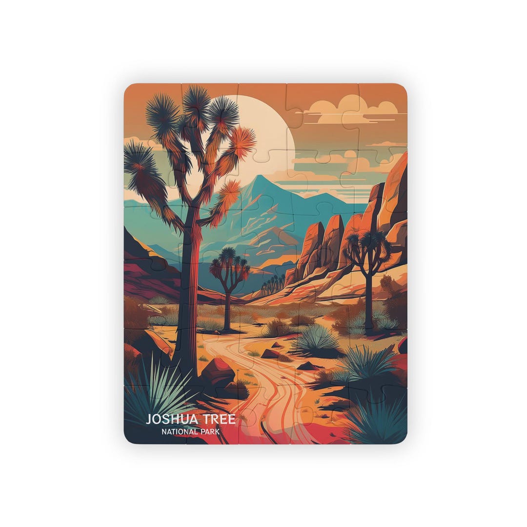 30-piece Kids' Puzzle | Joshua Tree National Park | Jigsaw for Children ...