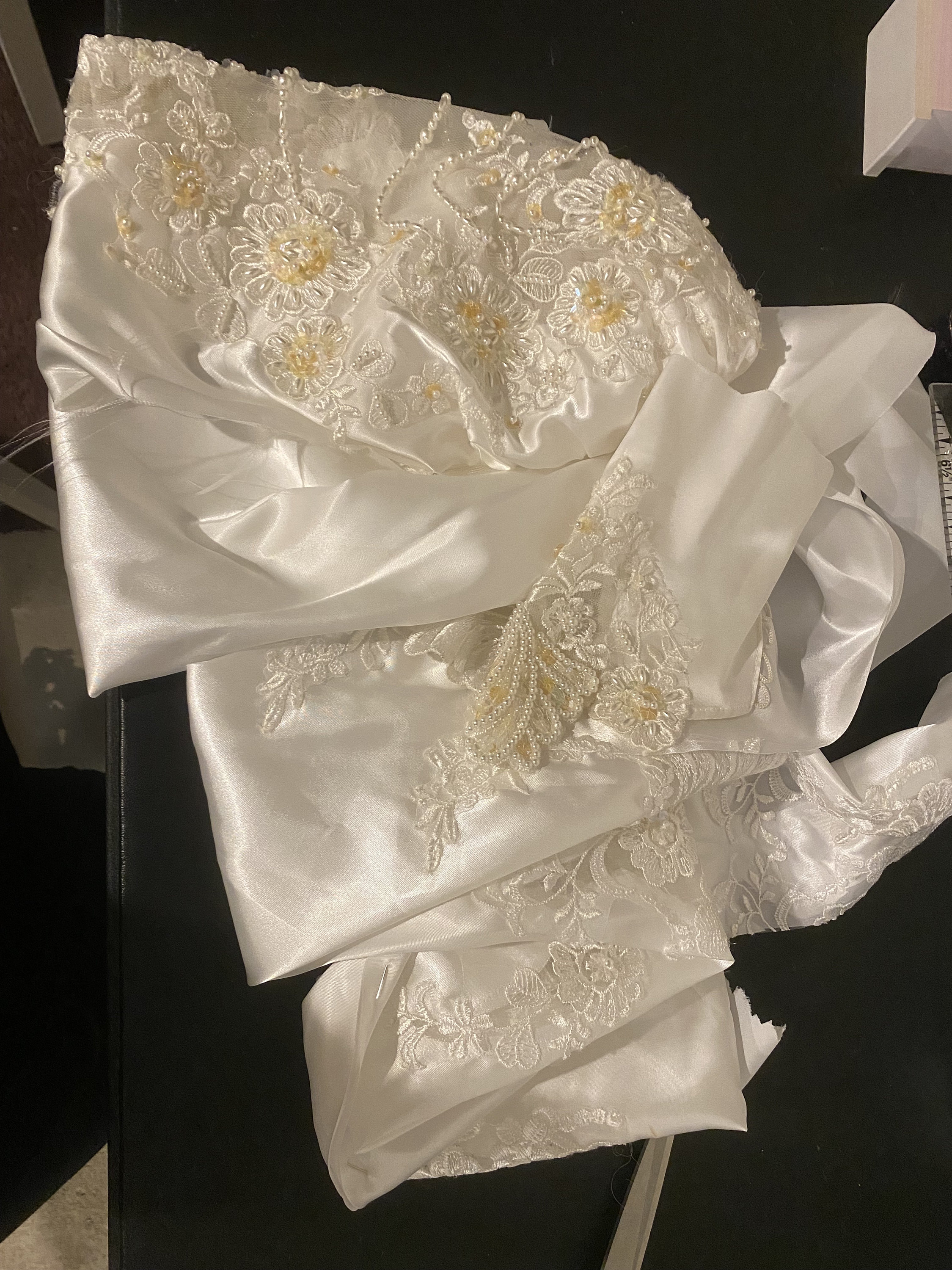 Wedding Dress Scrunchie Custom Made From YOUR Leftover Dress Fabric - Etsy