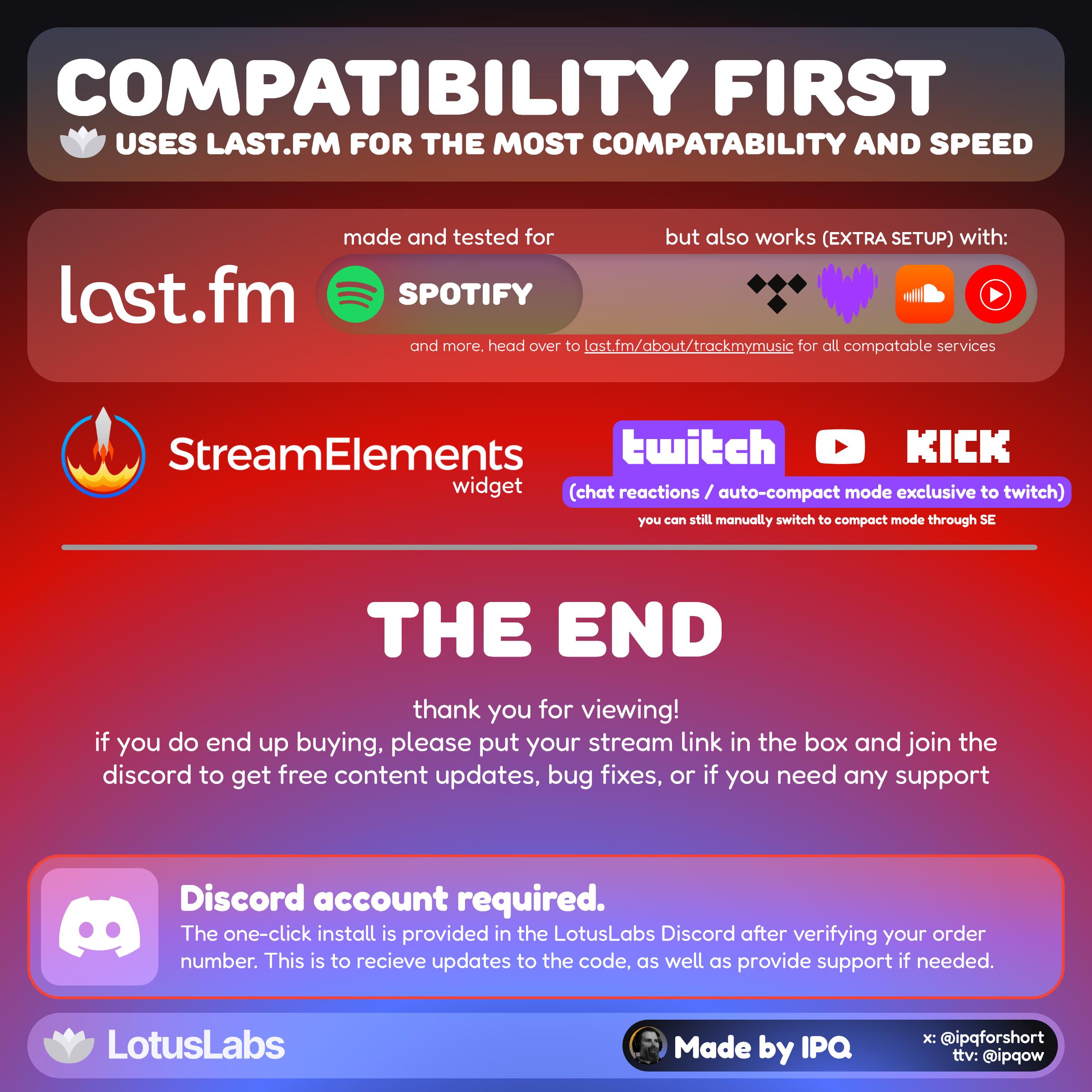 Now Playing Spotify Widget: Streamelements, Twitch, Chat Reactions - Etsy
