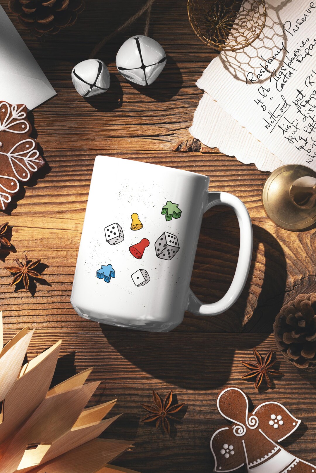 Funny Gamer Mug Board Game Coffee Cup Gift for Gamers and Geeky Friends ...