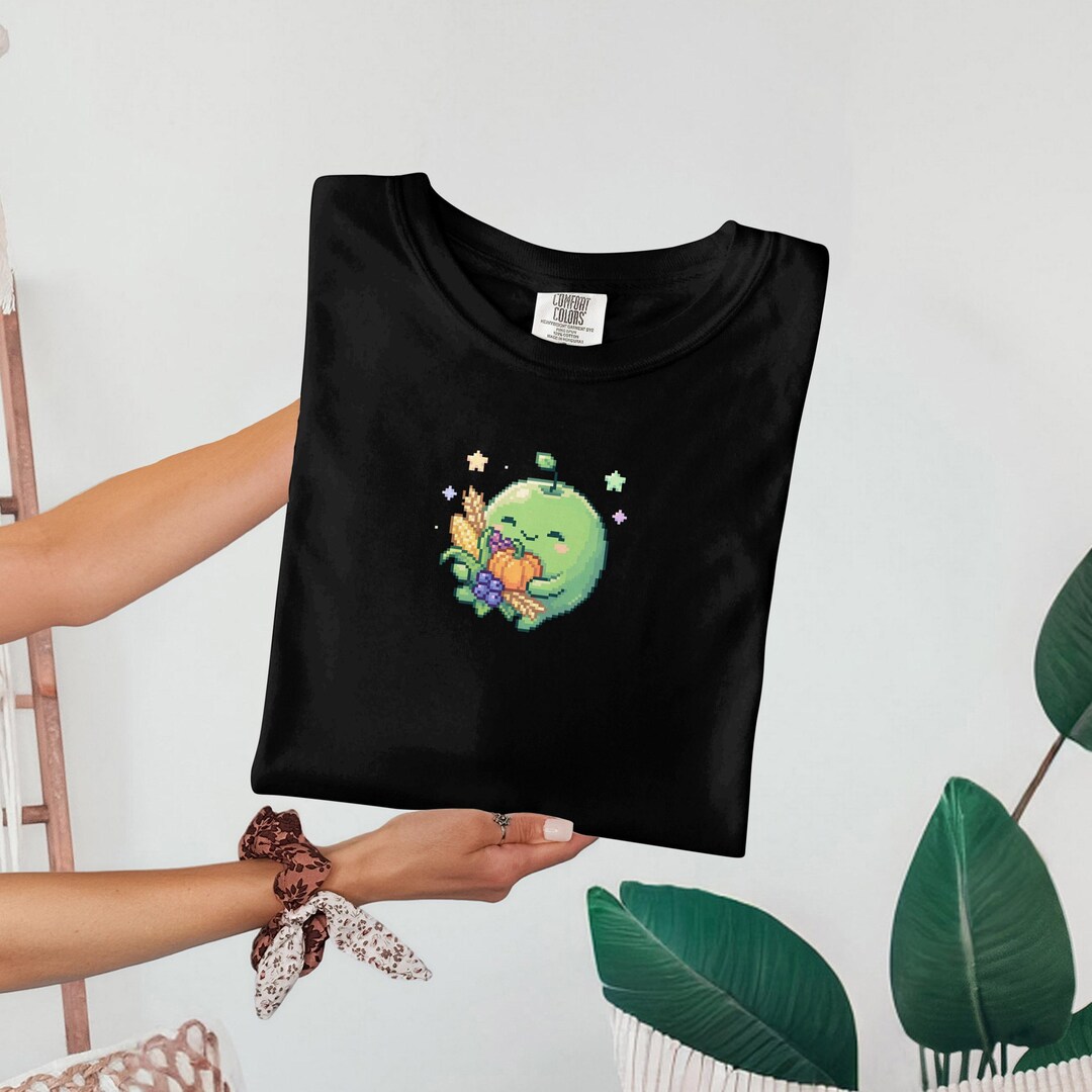 Stardew Valley Gift, Cozy Gaming Shirt, Retro Pixel Art Video Game T ...
