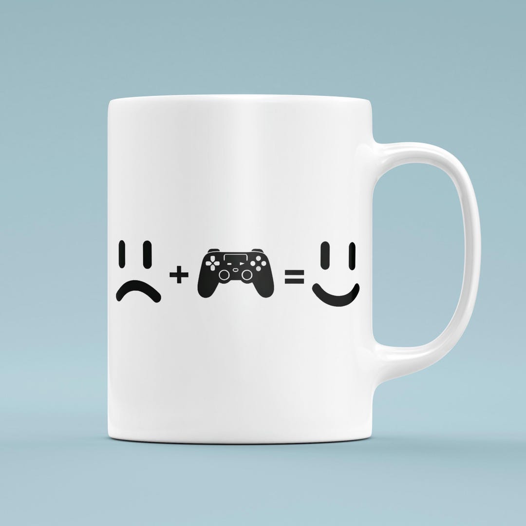 Gaming Coffee Mug Cozy Gamer Gift Idea Geeky Cup for Him or Her Video ...