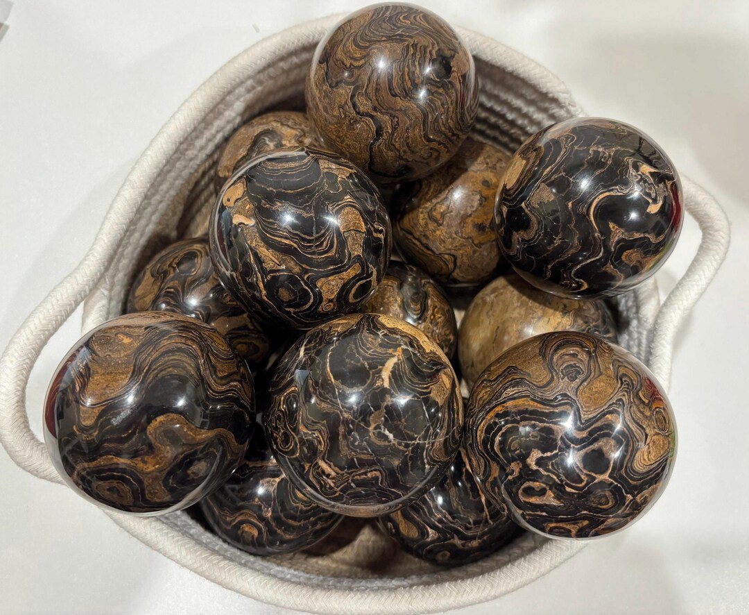Stromatolite Sphere: Ancient Fossil Ball - Etsy