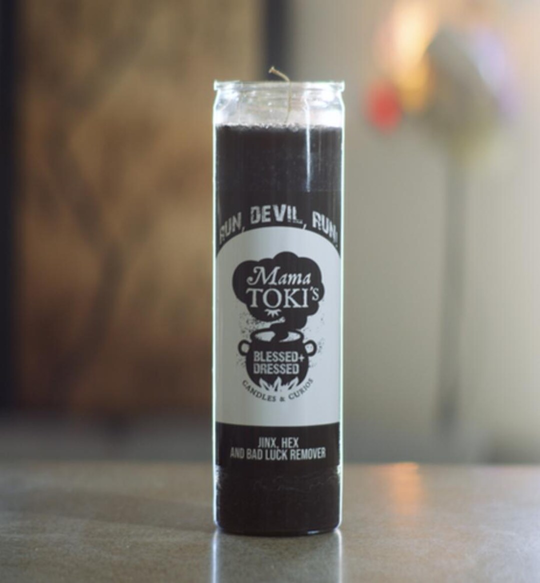 Run, Devil, Run Dressed Candle – Hex & Jinx Remover, Bad Luck ...