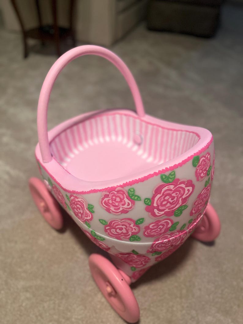 Hand-painted Custom Stroller Toy - Etsy