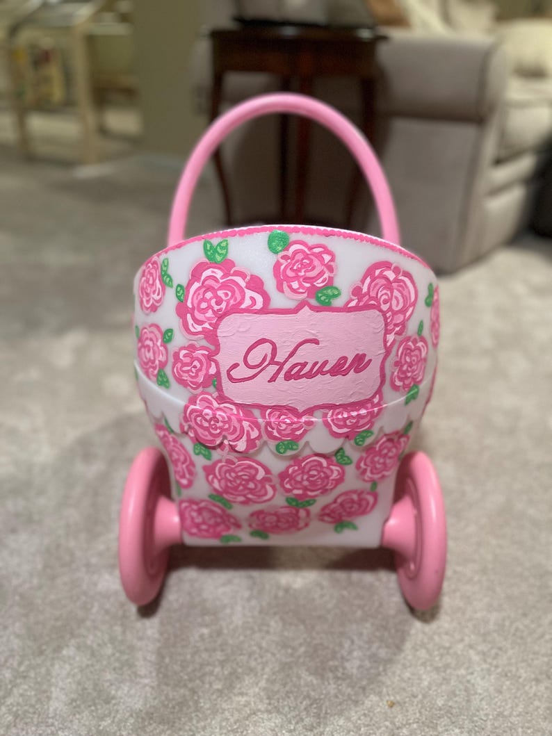 Hand-painted Custom Stroller Toy - Etsy