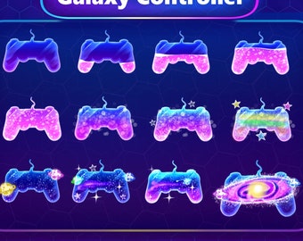 Galaxy Controller Twitch Sub Badges | Bit Badges | Subscriber Badges ...