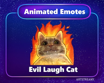 Animated Twitch Emote 1x Animated Cat Twitch Meme Emotes Cat Scream AHH ...