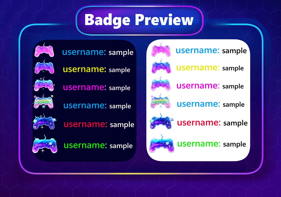 Galaxy Controller Twitch Sub Badges | Bit Badges | Subscriber Badges ...