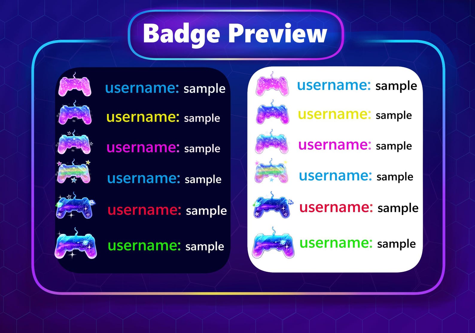 Galaxy Controller Twitch Sub Badges | Bit Badges | Subscriber Badges ...