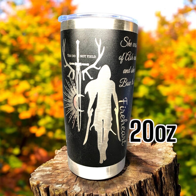 Throne of Glass Full Wrap Custom Tumbler Booktok Tumbler, Engraved ...