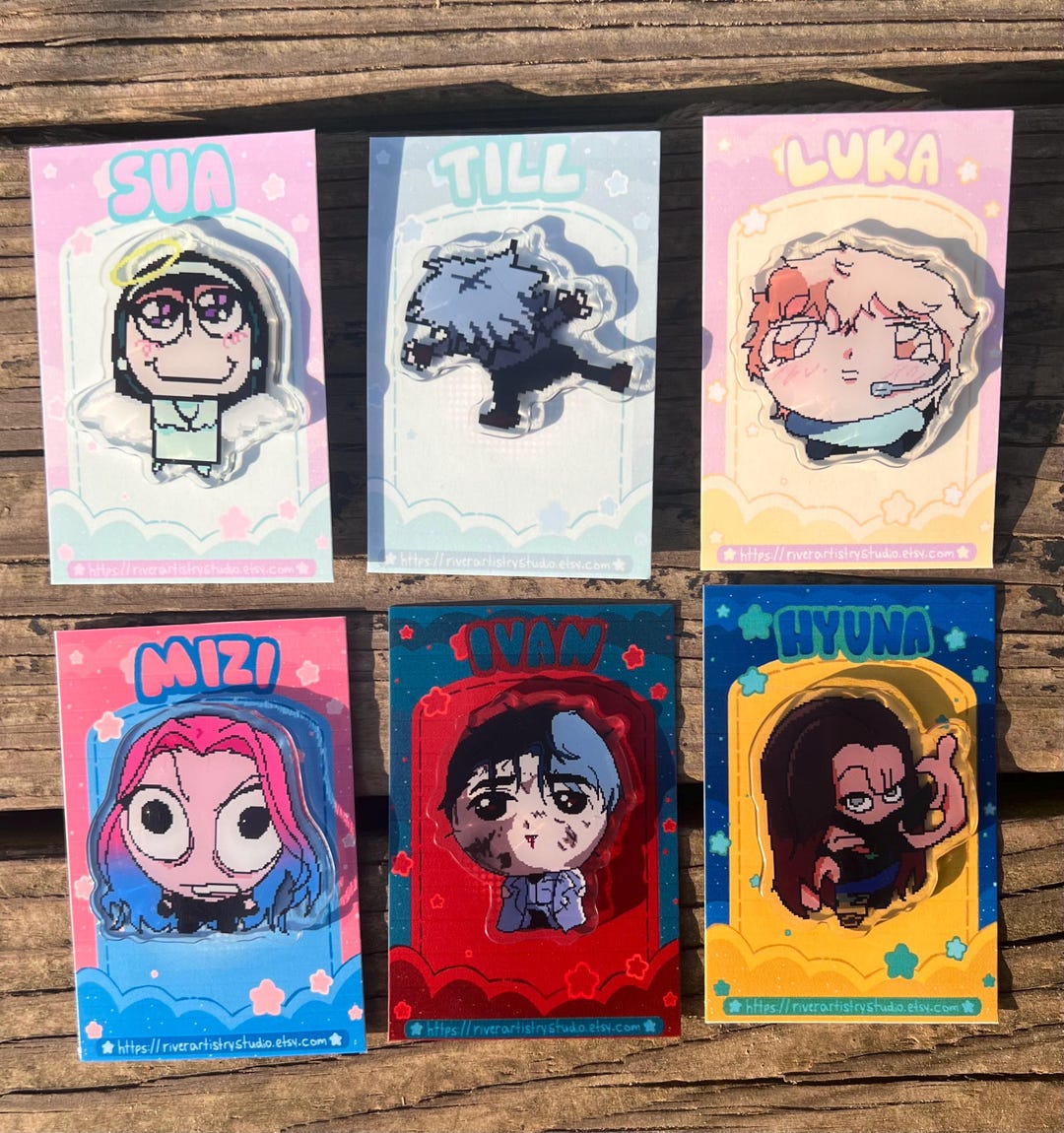 Alnst Acrylic Pins! - Etsy