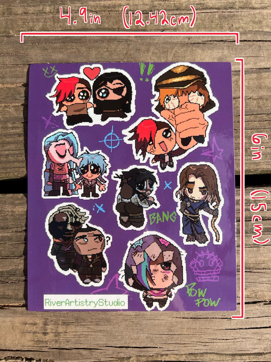Arcane Sticker Sheet! - Etsy