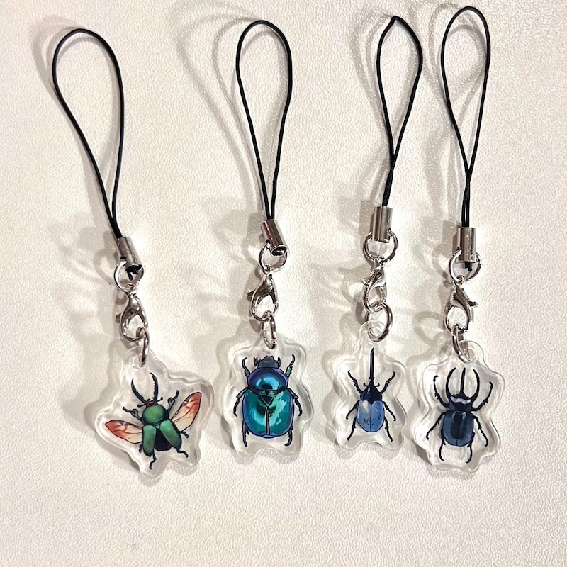 Phone Charm Beetle - Etsy