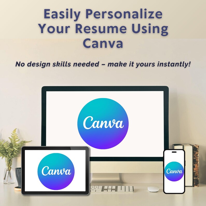Chef Resume Template: Modern CV Design With Cover Letter (canva) - Etsy