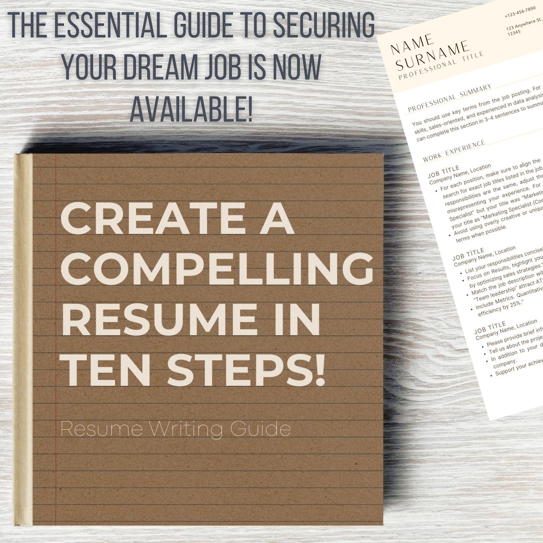 Resume Writing Guide for Professionals, How to Write a Winning Resume ...