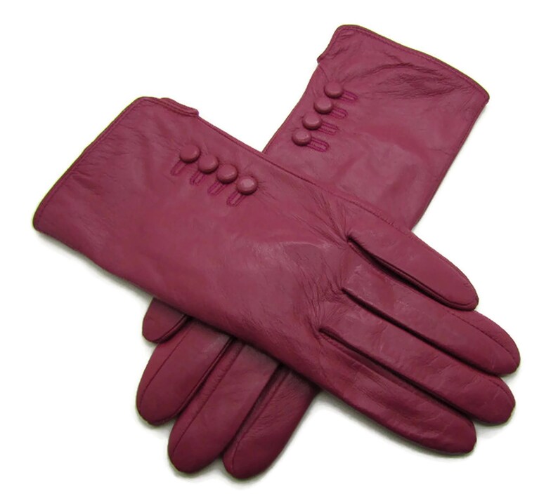 Gift Boxed Leather Gloves: Women's Soft Fleece Lined Winter Gloves - Etsy