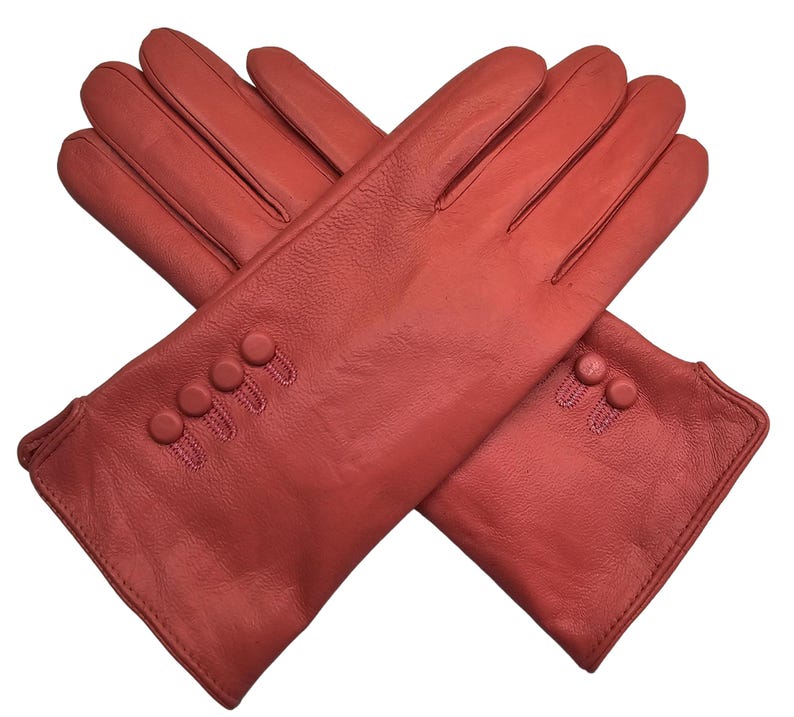 Gift Boxed Leather Gloves: Women's Soft Fleece Lined Winter Gloves - Etsy