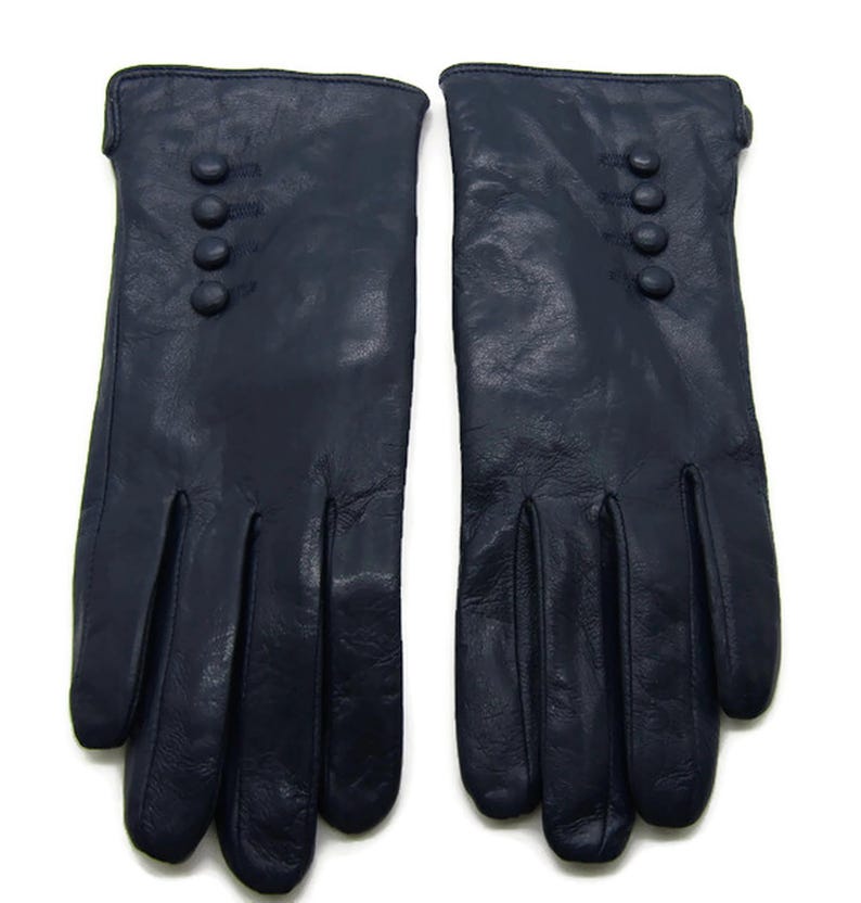 Gift Boxed Leather Gloves: Women's Soft Fleece Lined Winter Gloves - Etsy