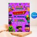 Brawl Stars Invitation, Gamer Invite, Printable Editable Video Game ...