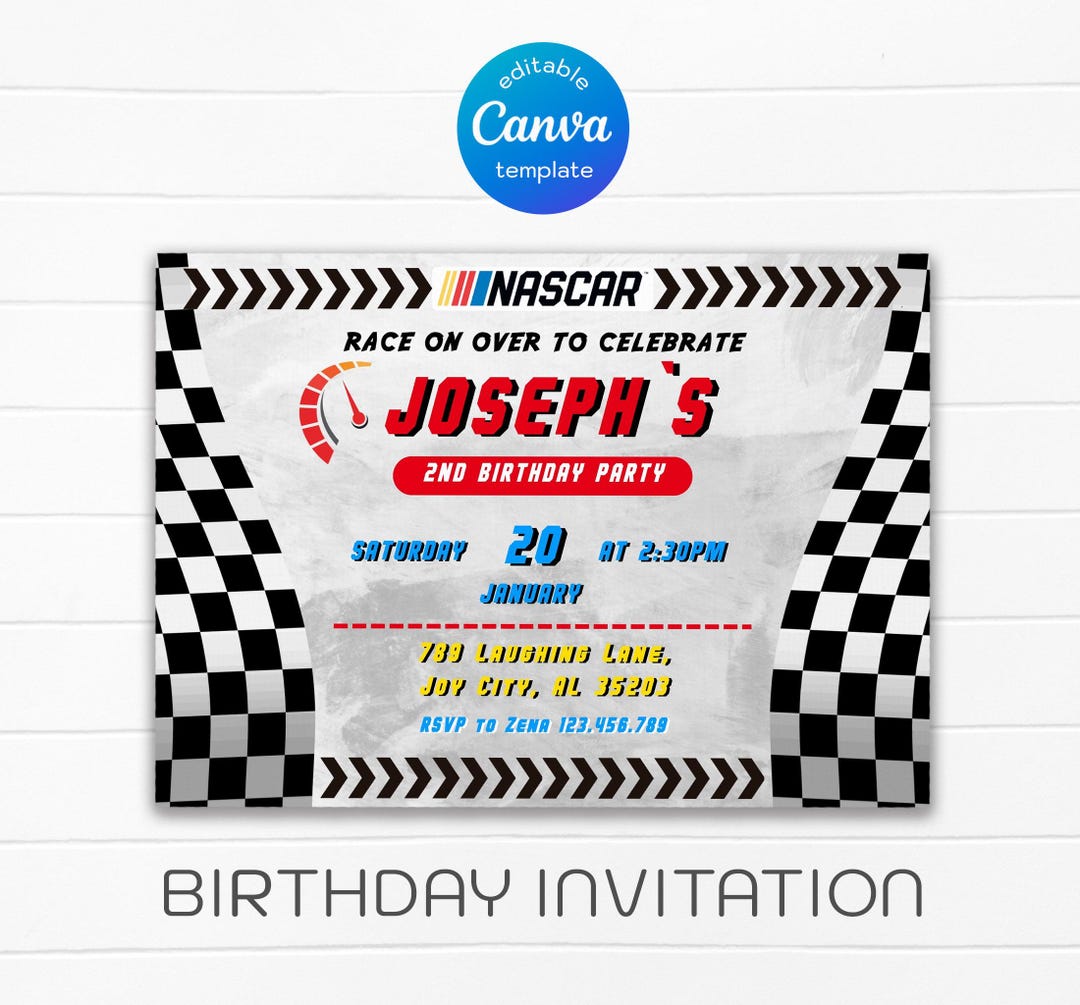 Nascar Party, Shake N Bake Birthday, Ricky Bobby, Boy Racing Invitation ...