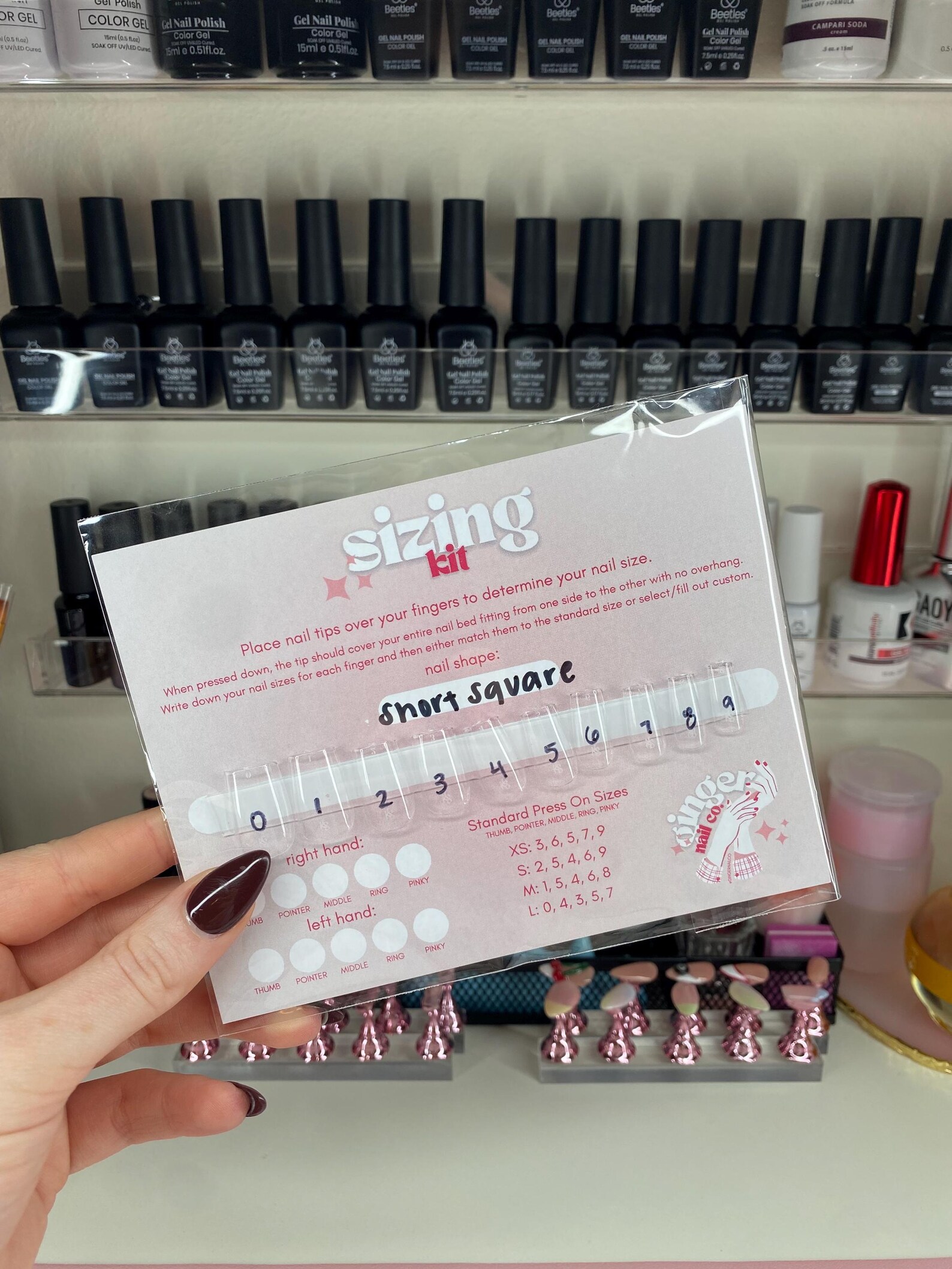 Press on Nail Sizing / Measuring Kit - Etsy