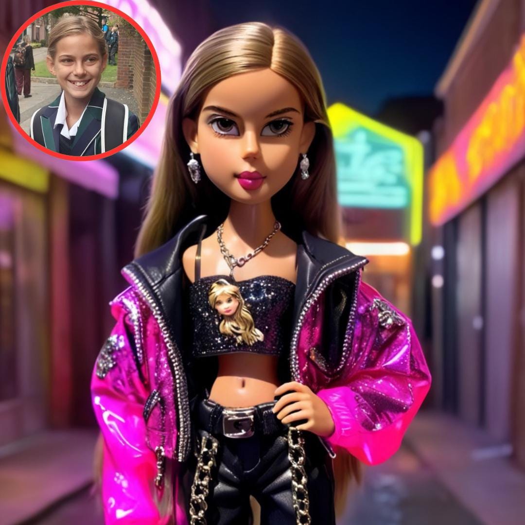 Personalised Paint by Numbers KIDS Bratz (1-3 Day Delivery Available UK ...