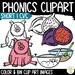 Short I CVC Words Clipart Phonics Short Vowel I Images Science of ...