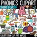 Short I CVC Words Clipart Phonics Short Vowel I Images Science of ...