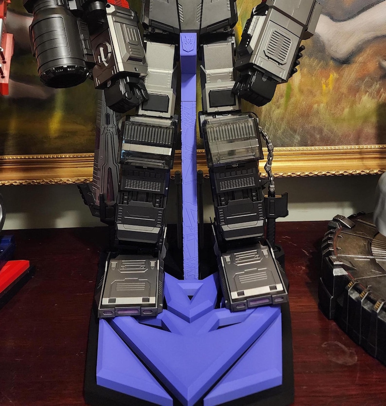 Decepticon 3D Printed Stand for Robosen Transformers Megatron ...