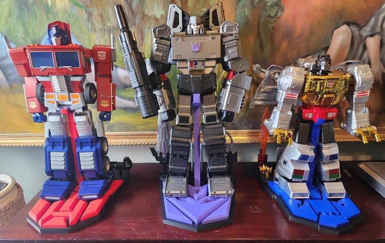 Decepticon 3D Printed Stand for Robosen Transformers Megatron ...