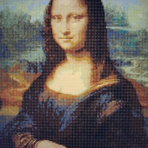 Mona Lisa Cross Stitch Pattern 134 by 200 - Etsy