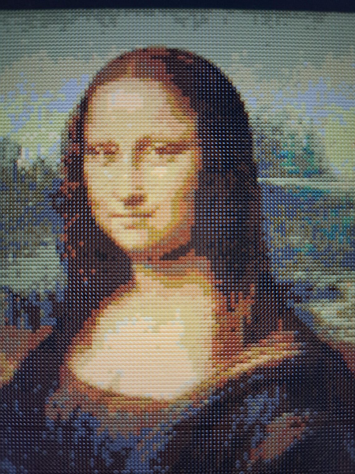 Mona Lisa Cross Stitch Pattern 134 by 200 - Etsy
