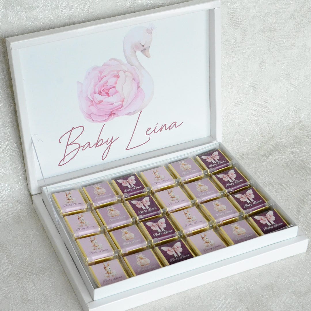 Personalized Baby Shower Chocolate,custom Chocolate,new Born Favors ...